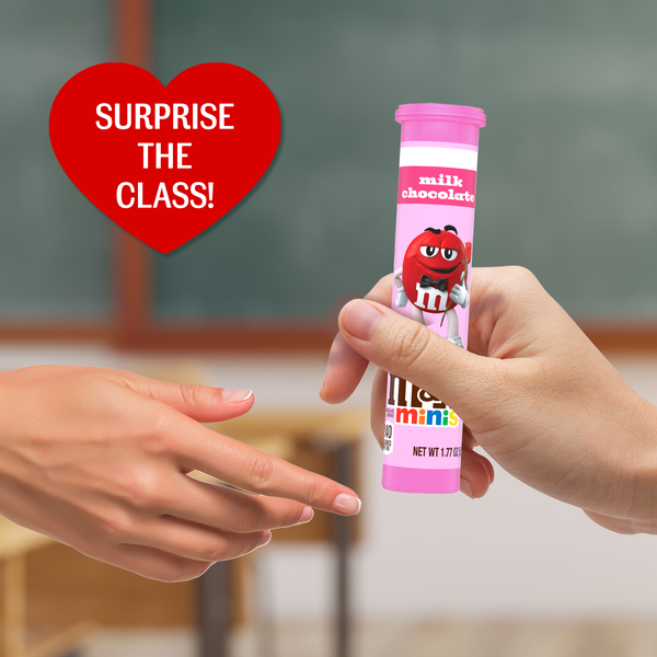M&M'S Minis Valentines Day Milk Chocolate Candy, Mega Tube | Hy-Vee ...