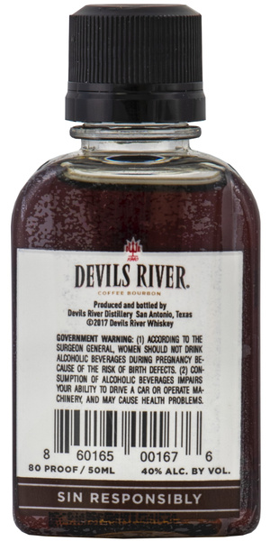 Devils River Coffee Flavored Bourbon 50ml 80 Proof | Hy-Vee Aisles ...