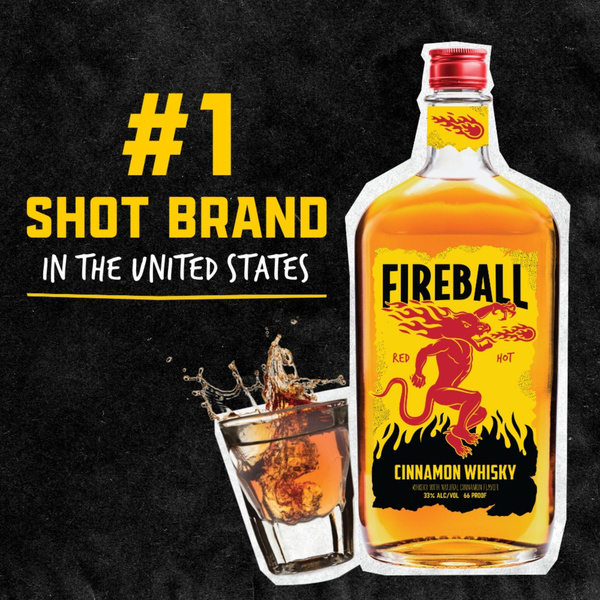 Fireball Cinnamon Whiskey, 1L Plastic Bottle, 66 Proof | Hy-Vee Aisles ...