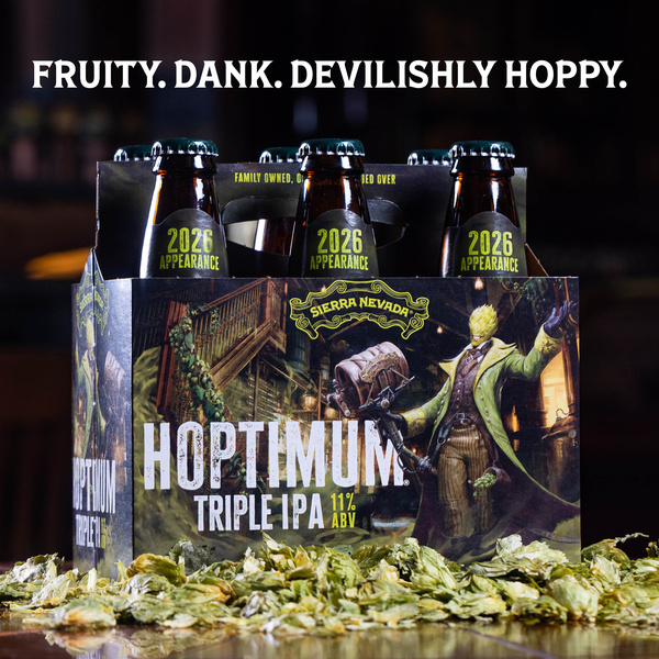 Sierra Nevada Hoptimum Triple IPA Craft Beer 6 Pack (12oz Bottles) | Hy ...