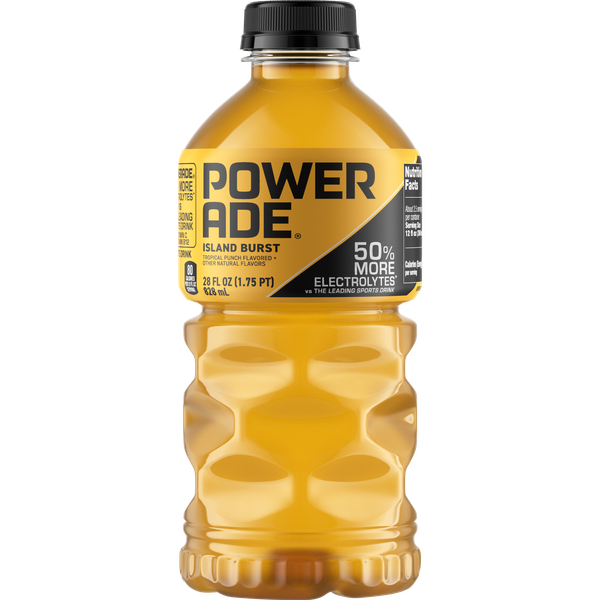 POWERADE Island Burst Electrolyte Sports Drink Bottle, 28 fl oz | Hy ...