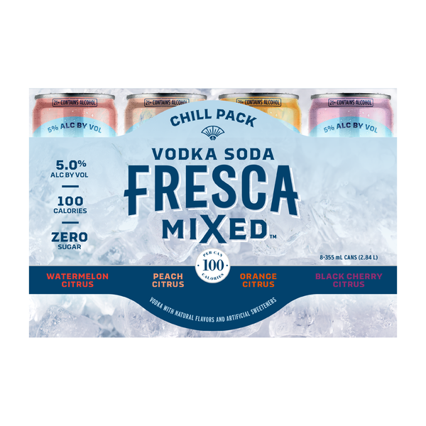 Fresca Mixed Vodka Spritz Variety Pack (Act II) 8 x 355ml Cans - 10 ...